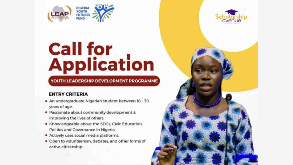 LEAP Africa Youth Leadership Development Programme for Africans