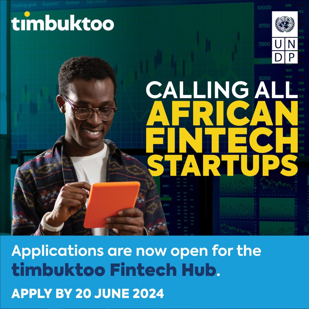Timbuktoo Fintech Startup Accelerator Programme for Startups