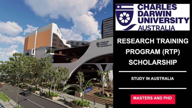 Charles Darwin University Research Training Program (RTP) Scholarship 2025