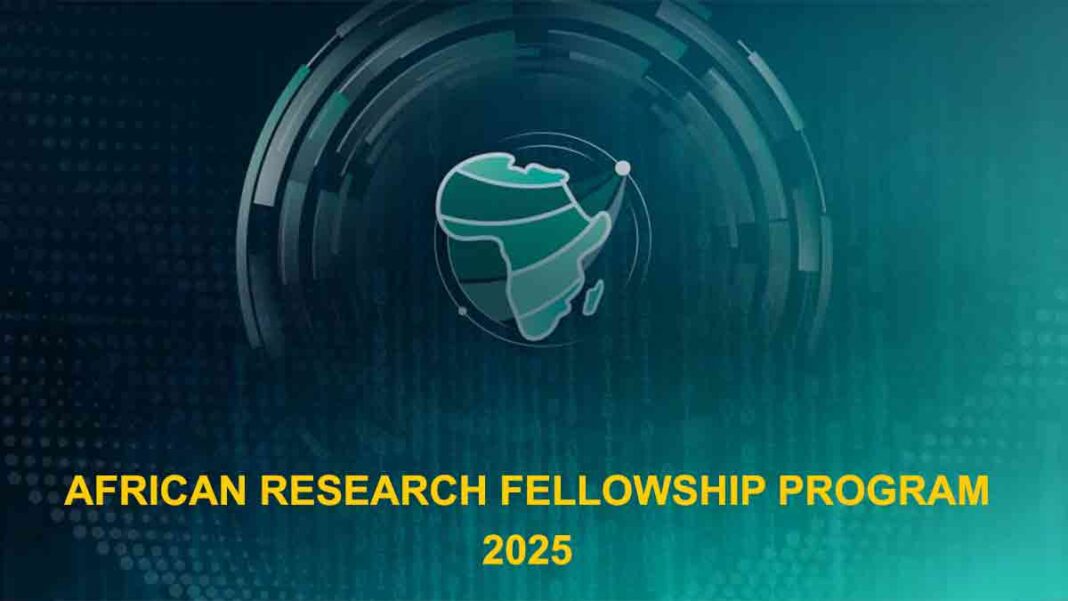 African Research Fellowship Program 2025