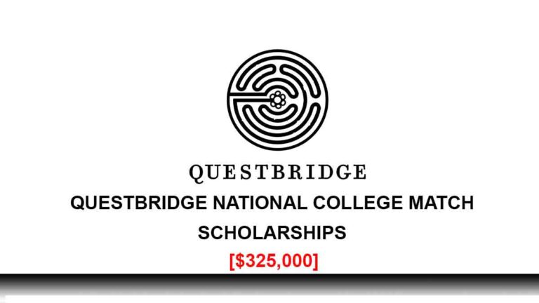 QuestBridge National College Match Scholarships 2024/25 | $325,000